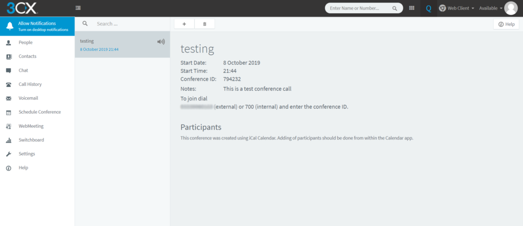 3CX Conference Calls - TST For Everything IT